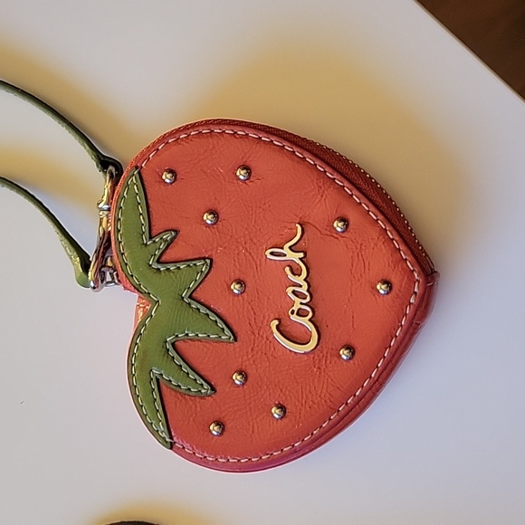 Coach | Bags | Coach Strawberry Coin Purse | Poshmark